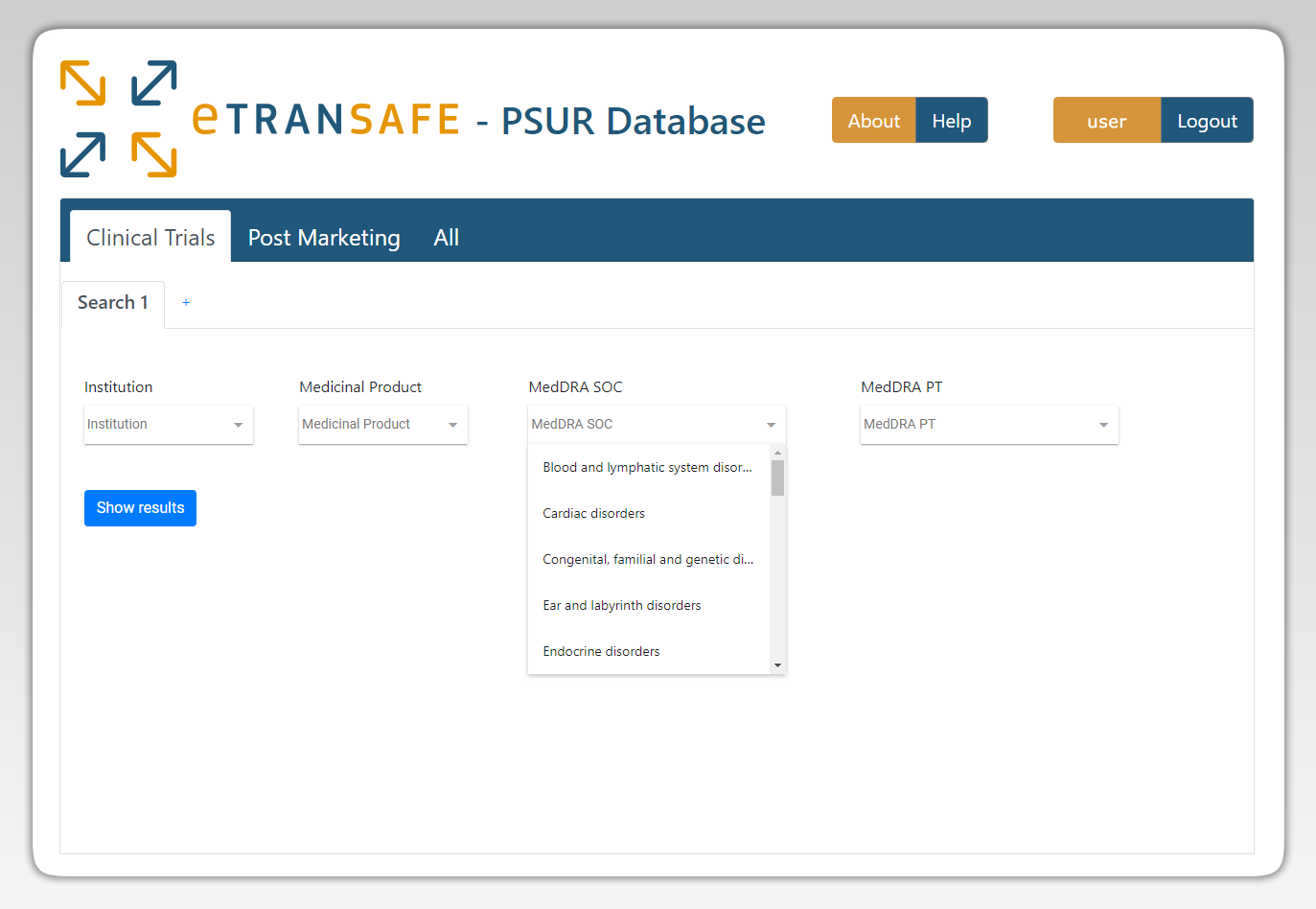 PSUR Database and Web-based Interface launched – eTRANSAFE